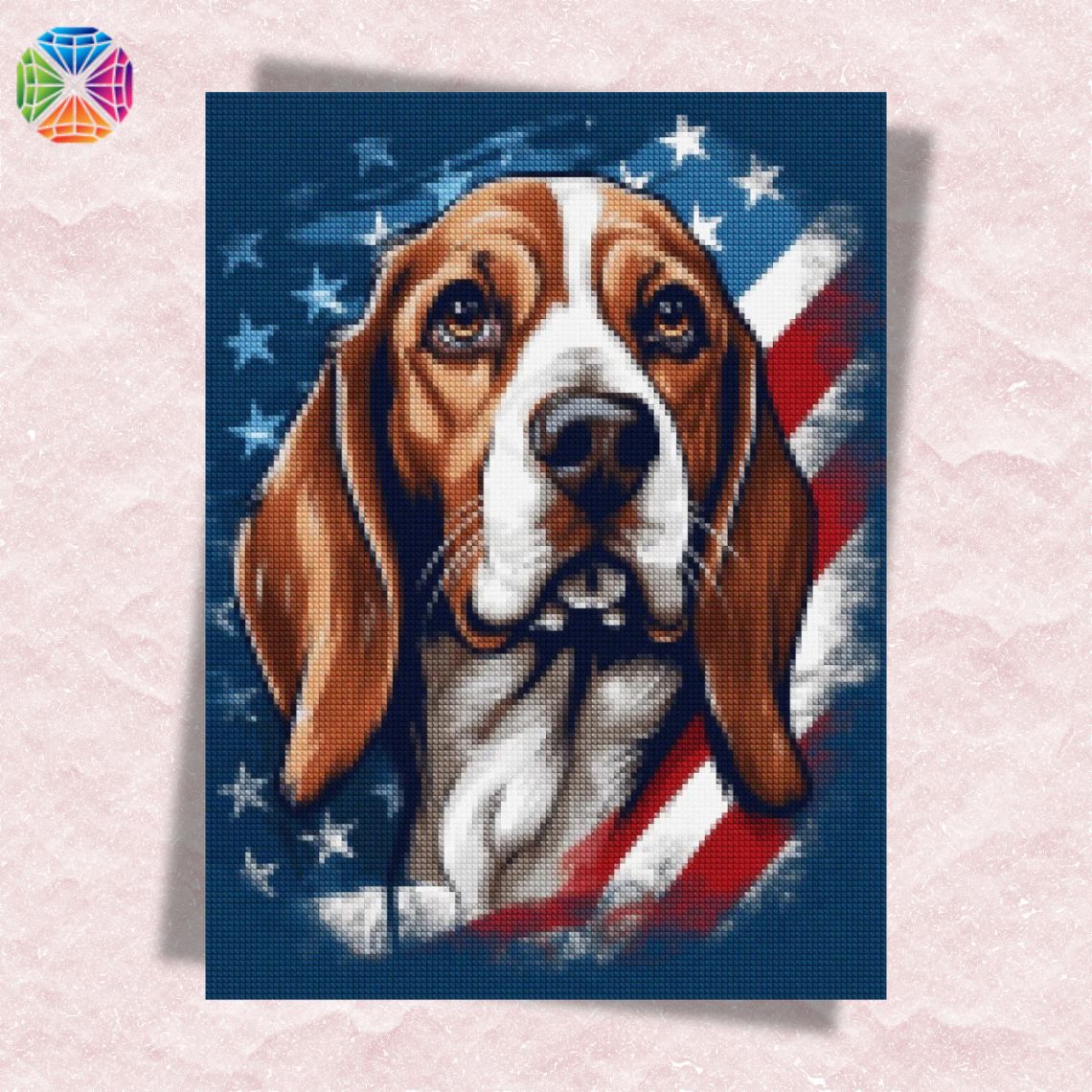 American Beagle - Diamond Painting Kit for Beginners – Diamond Art ...