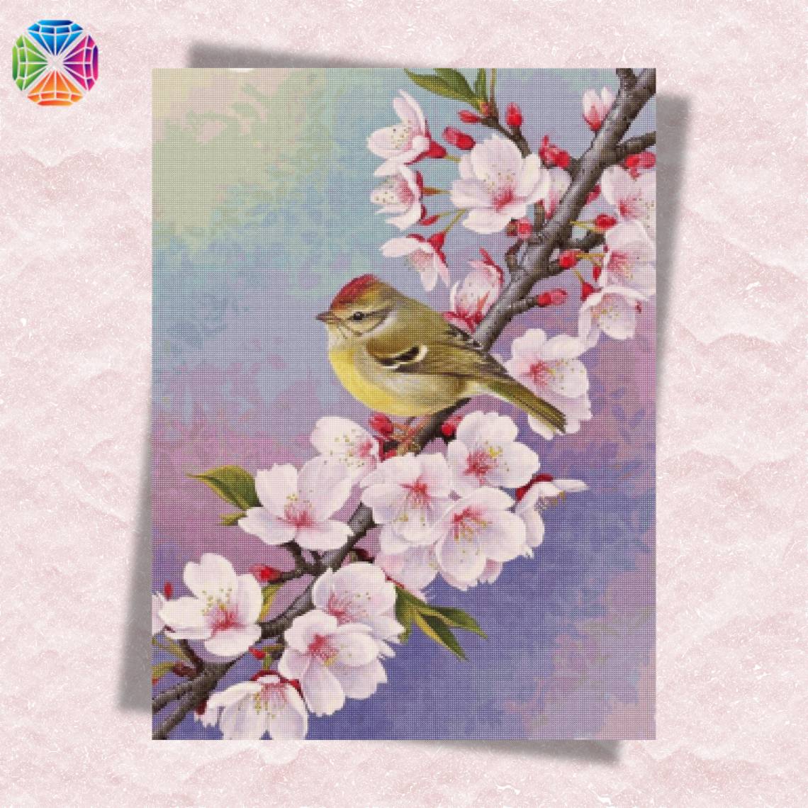 Bird in Spring - Diamond Art World – Diamond Art World Kits