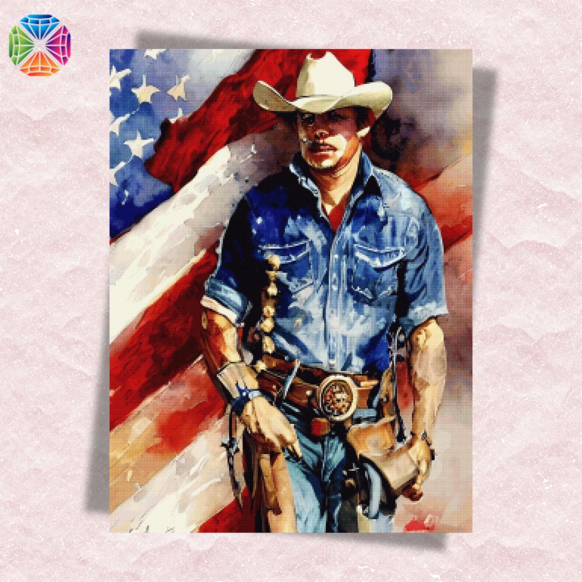 Cowboy - Diamond Art World – Diamond Art World Kits