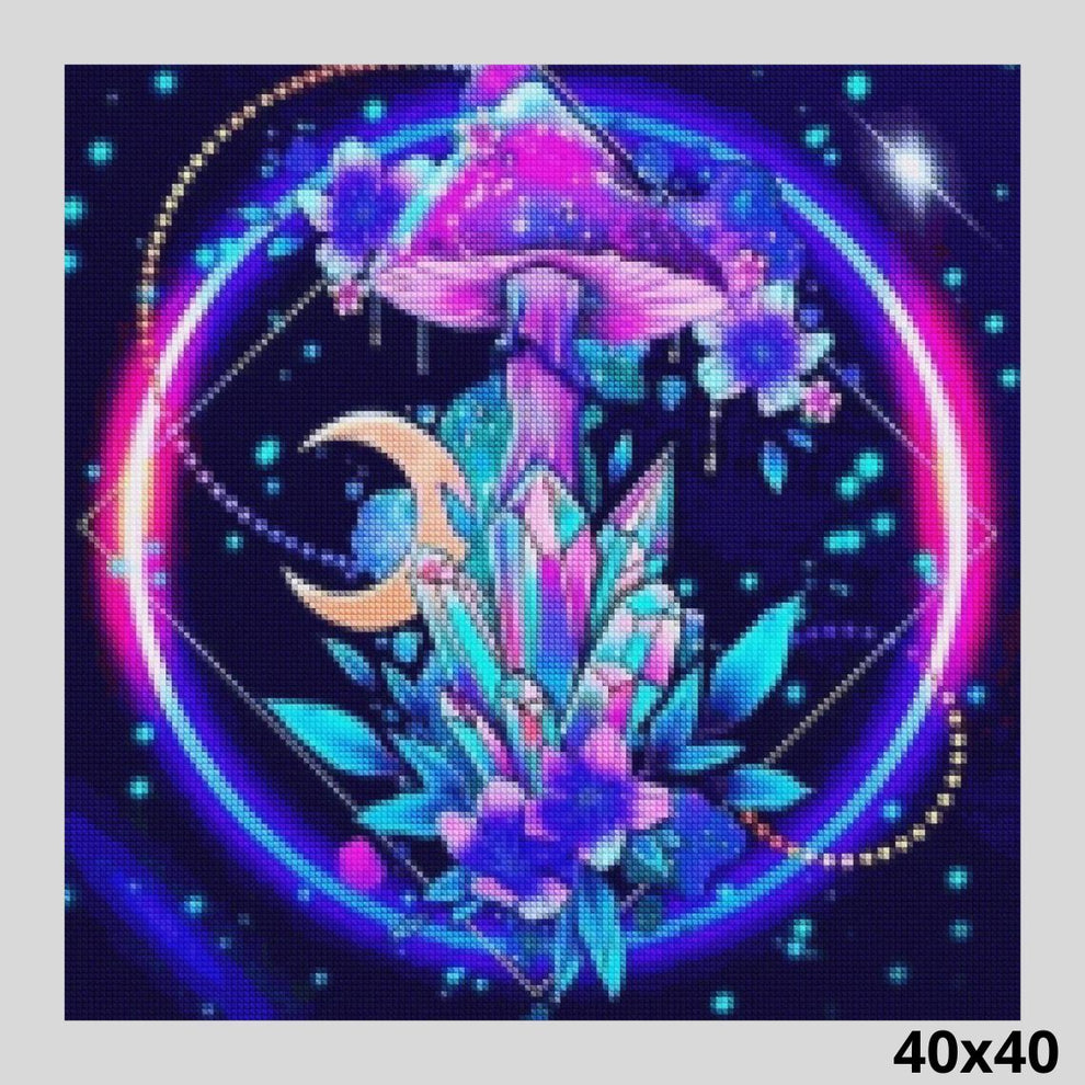 Crystal Toadstool - Diamond Painting for Adults – Diamond Art World Kits