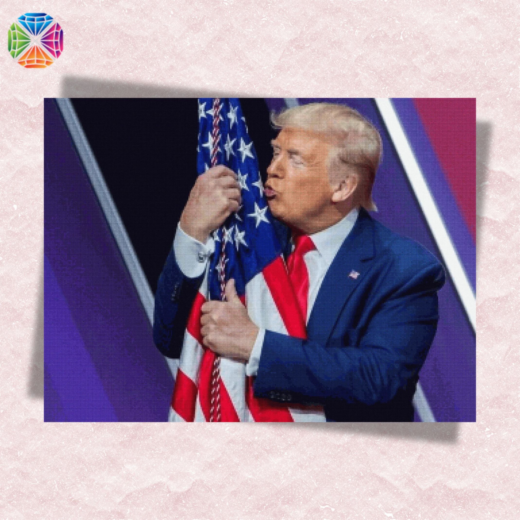 Donald Trump - Diamond Art World – Diamond Art World Kits