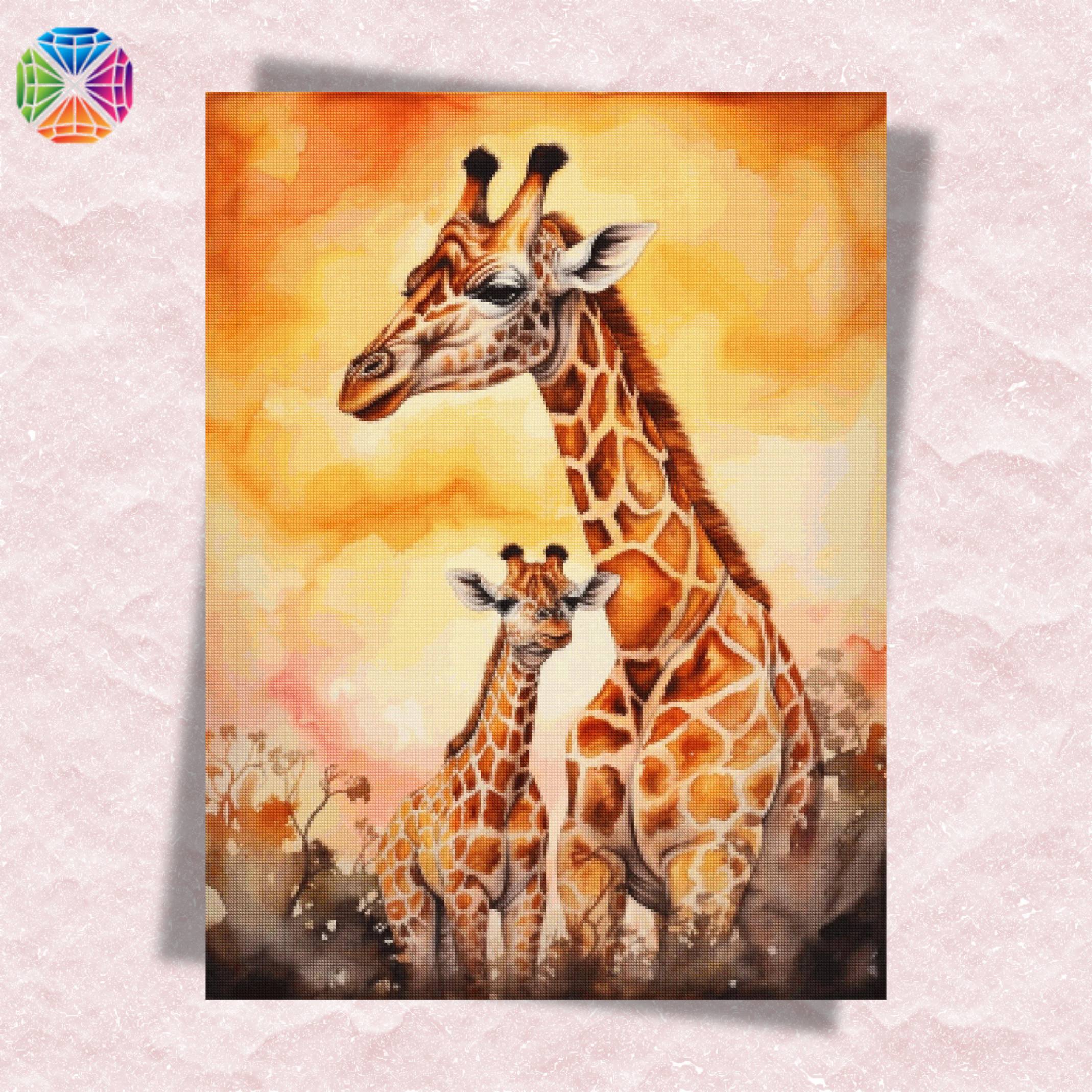 Giraffe Diamond Painting Kits – Diamond Art World Kits