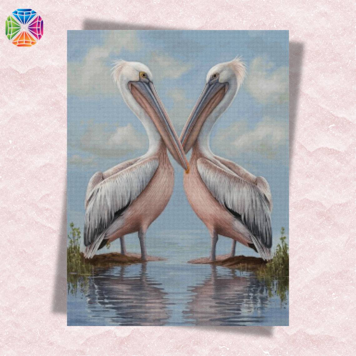Pelicans - Diamond Art World – Diamond Art World Kits