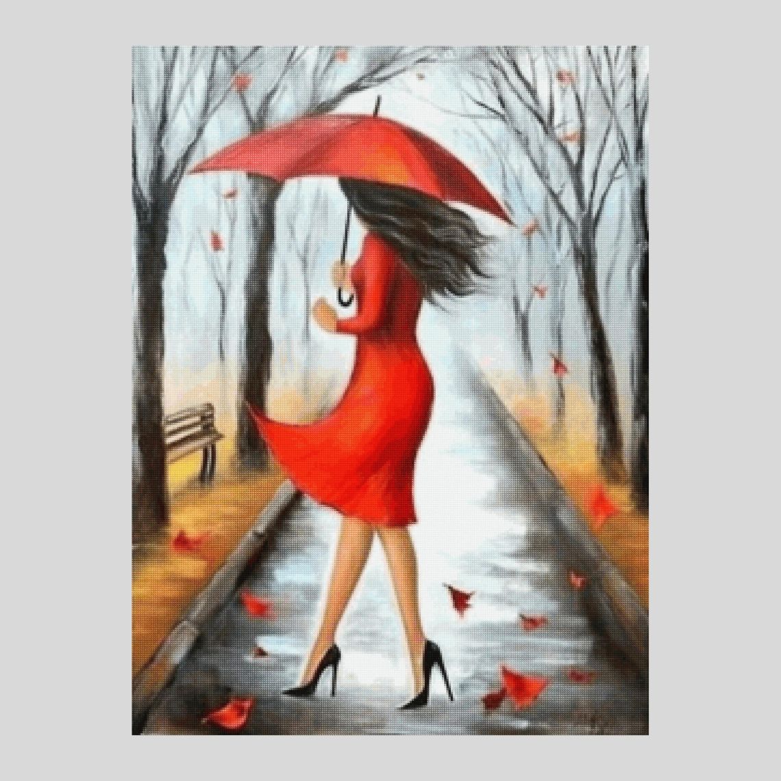 Raining Day - Diamond Painting – Diamond Art World Kits