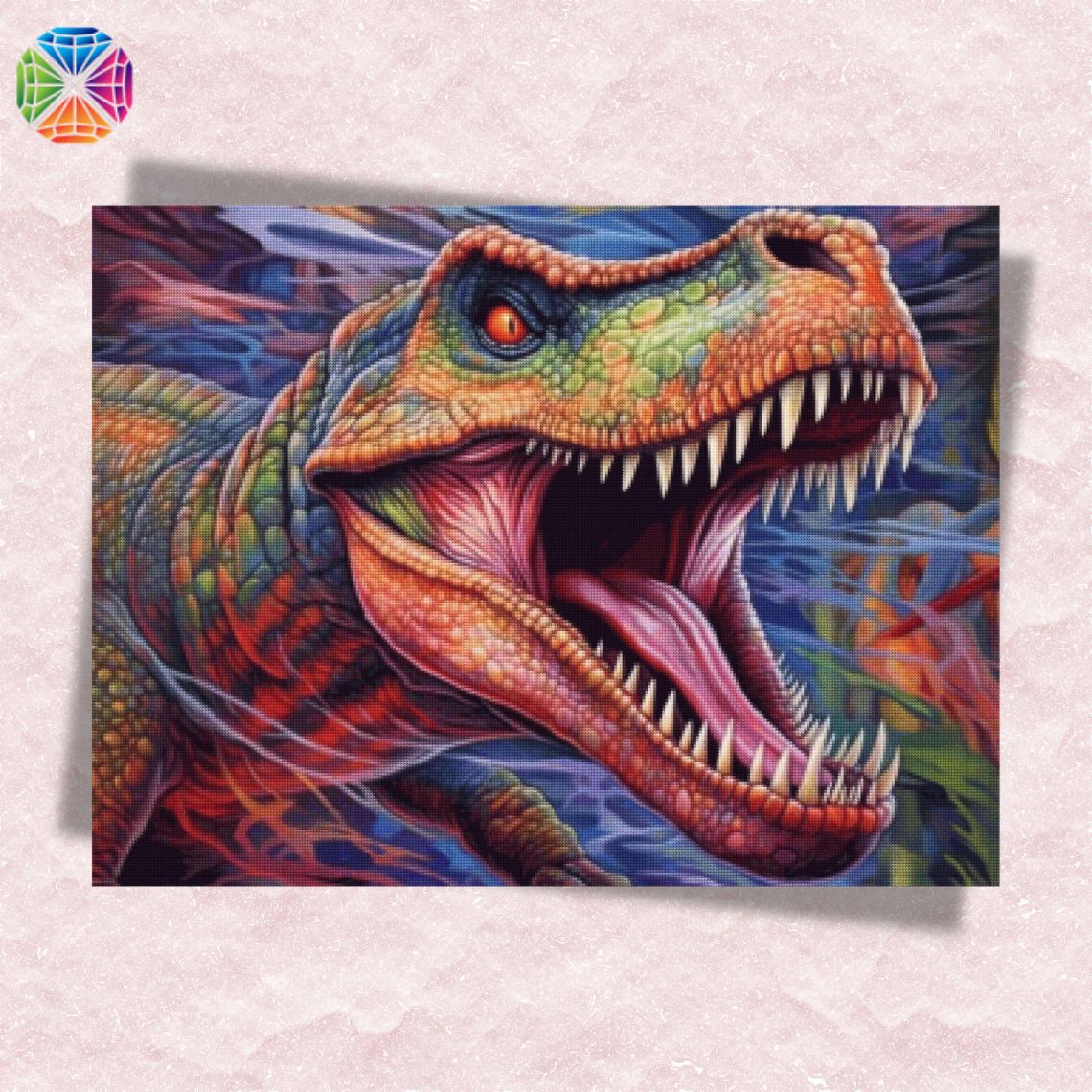 T-Rex-Dinosaur Diamond Painting - Diamond Art World – Diamond Art World ...