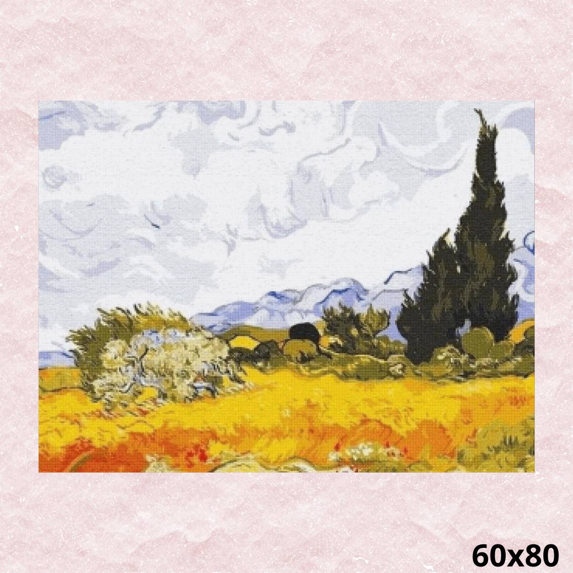 Van Gogh Wheat Field with Cypresses - Diamond Art World – Diamond Art ...
