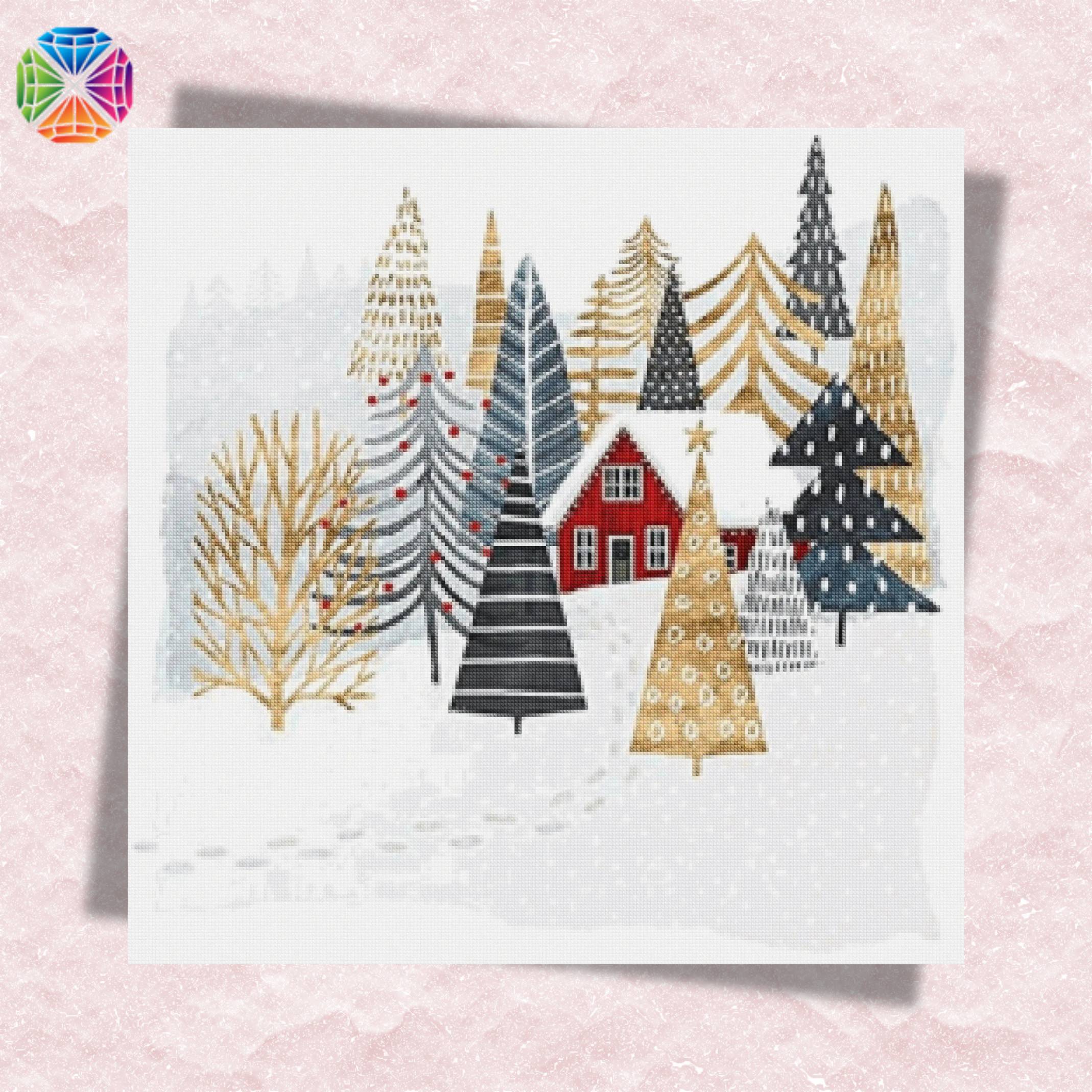 Easy Painting Winter Time - Diamond Painting – Diamond Art World Kits