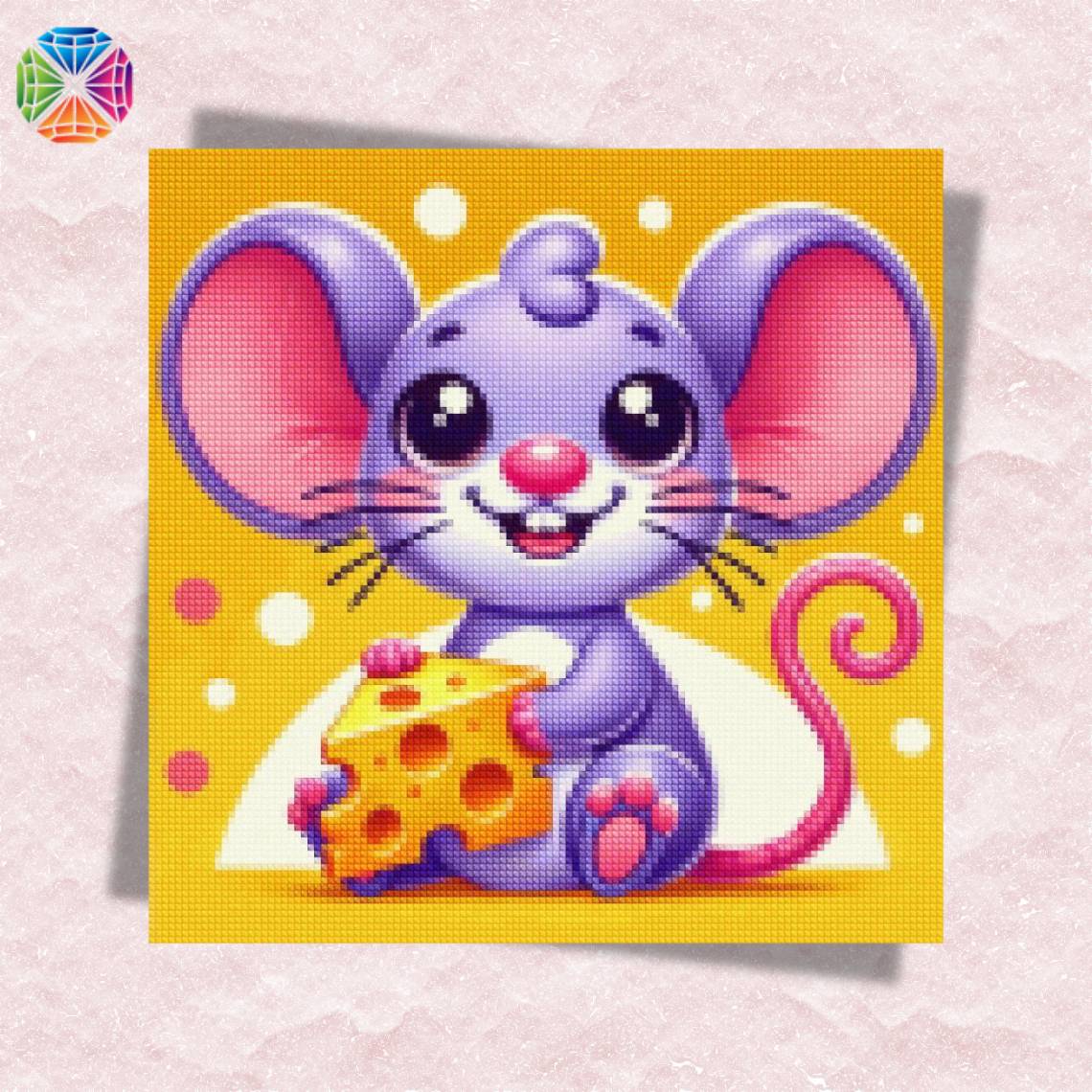 Lovely Mouse - Diamond Art World – Diamond Art World Kits