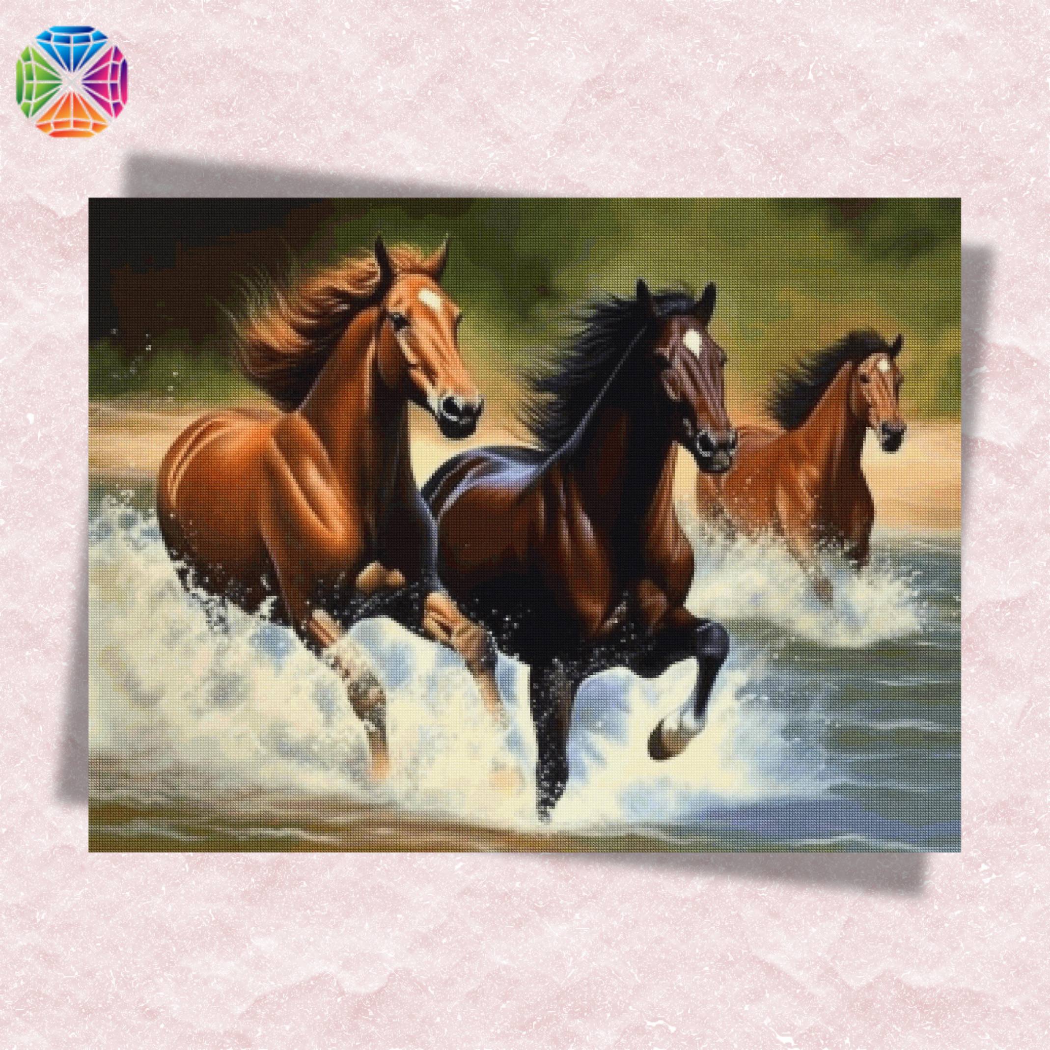 Horse Diamond Paintings - Diamond Art World – Diamond Art World Kits