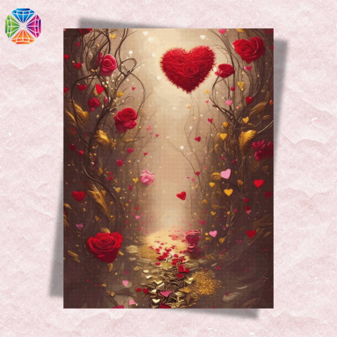Walking the Path of Love - Diamond Painting Kit – Diamond Art World Kits