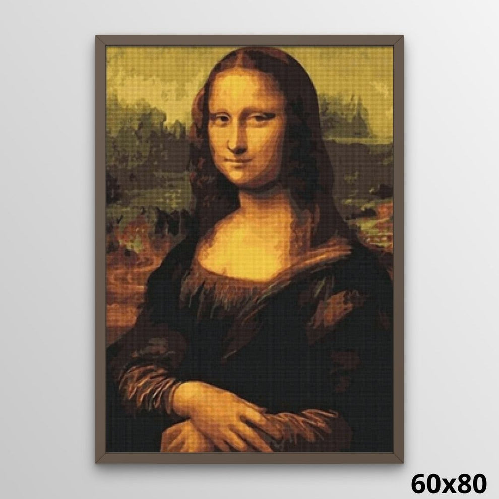 Da Vinci - Mona Lisa Diamond Painting – Diamond Art World Kits